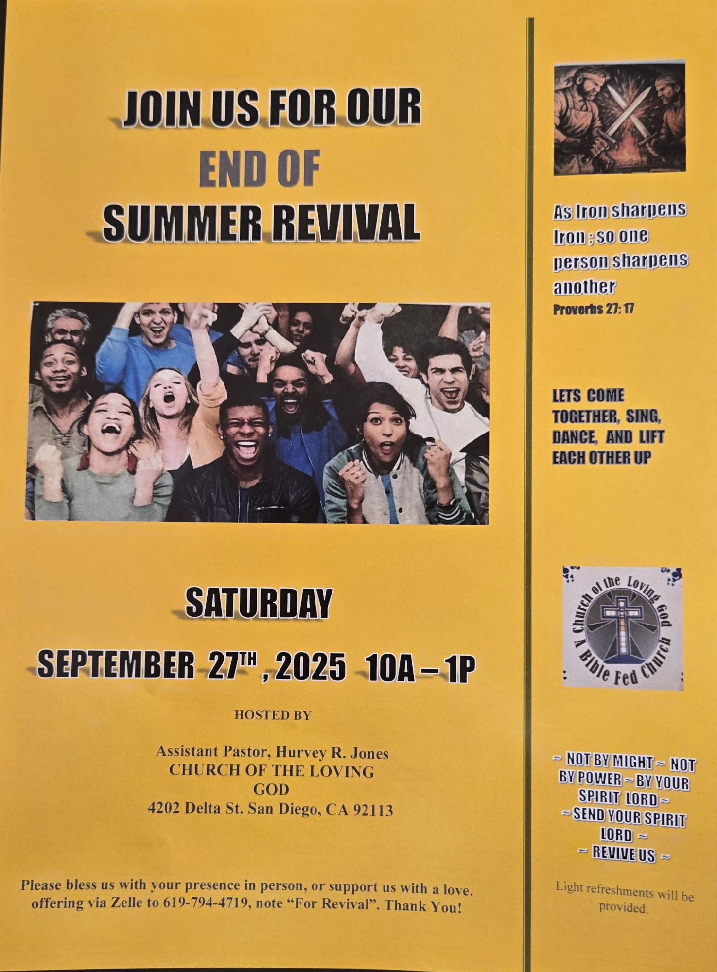 End of Summer Revival – Church Of The Loving God